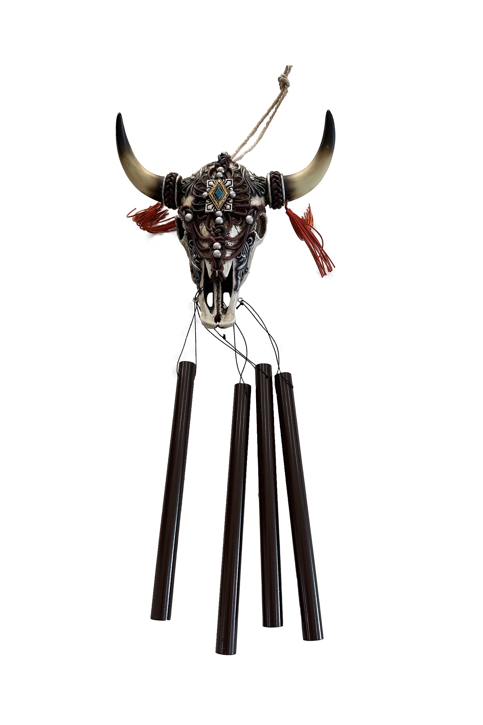 Pure Western Steer Head Wind Chime - P3S1932GFT – Sheps Outfitters