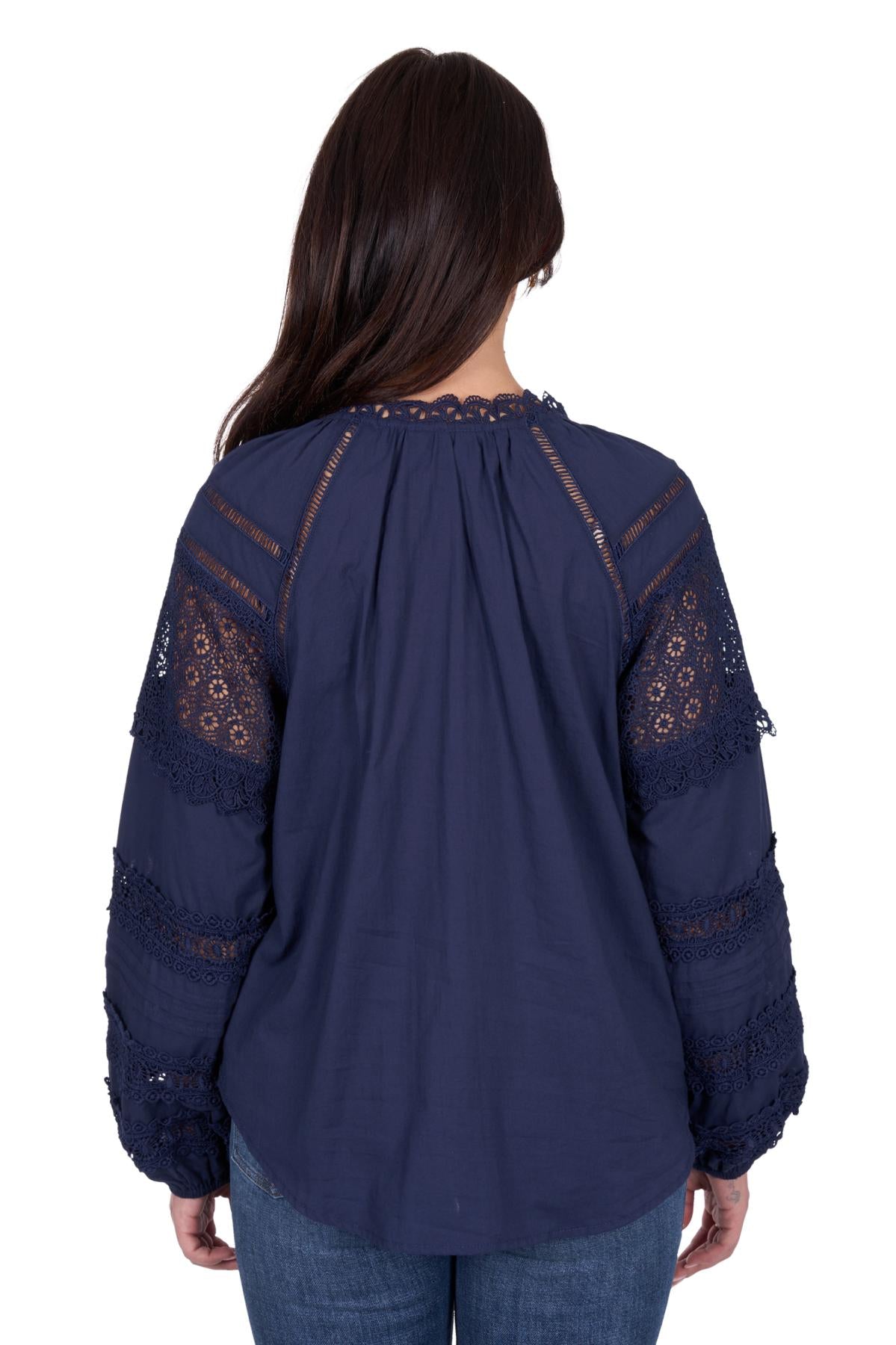 Wrangler Ladies Tamara L/S Blouse - X5S2513443 – Sheps Outfitters