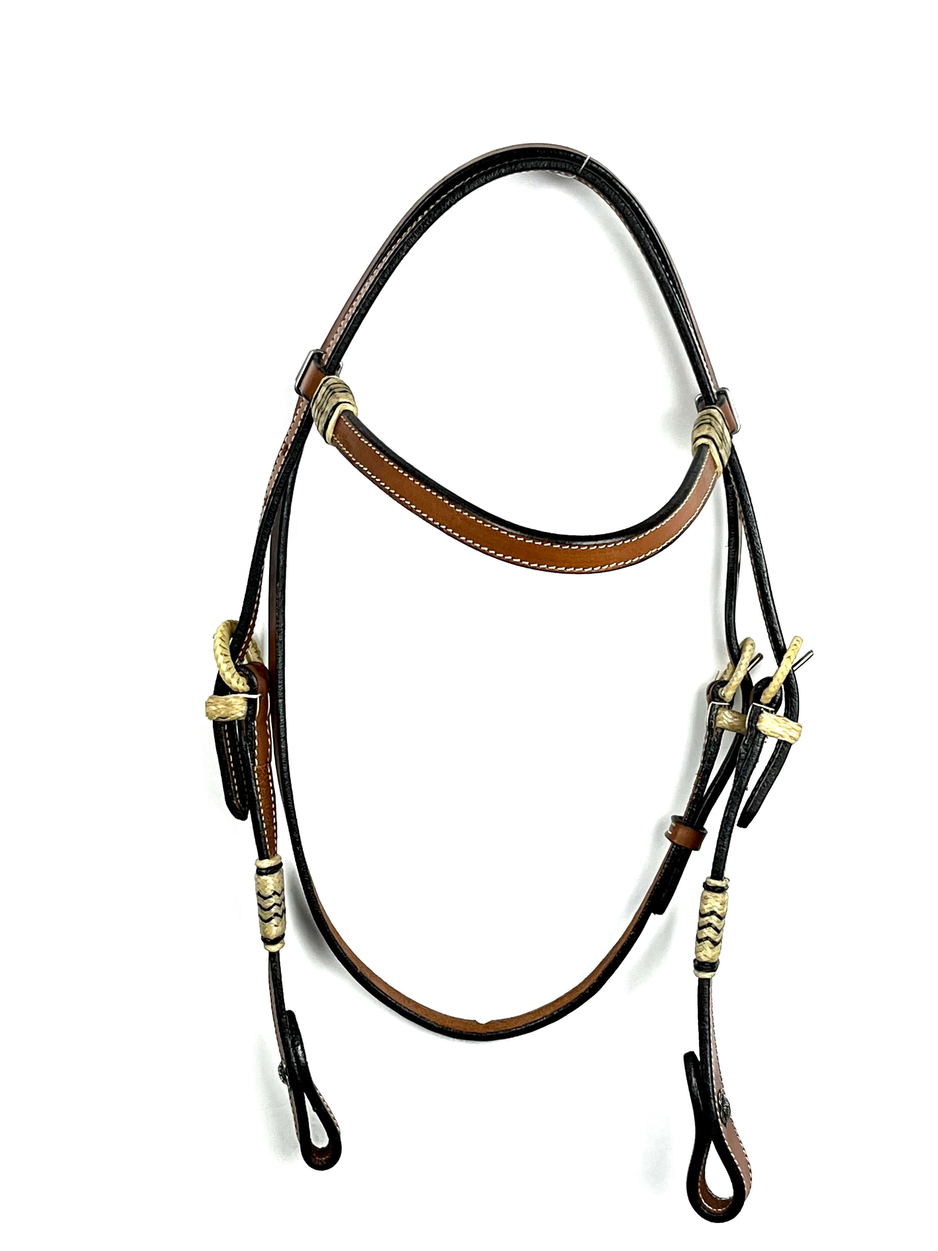 Ezy Ride Bridle Brow with Rawhide Knots and Buckles - NE-L-214 – Sheps ...