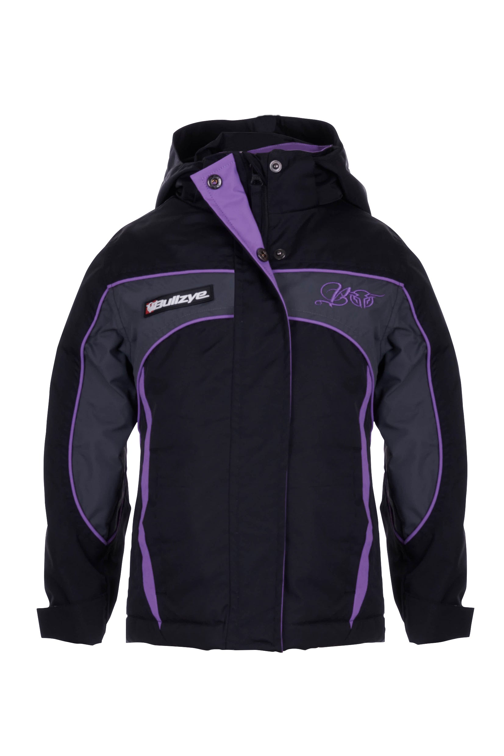 Bullzye Girls Carla Jacket - Black/Purple - B3W5709057 – Sheps Outfitters