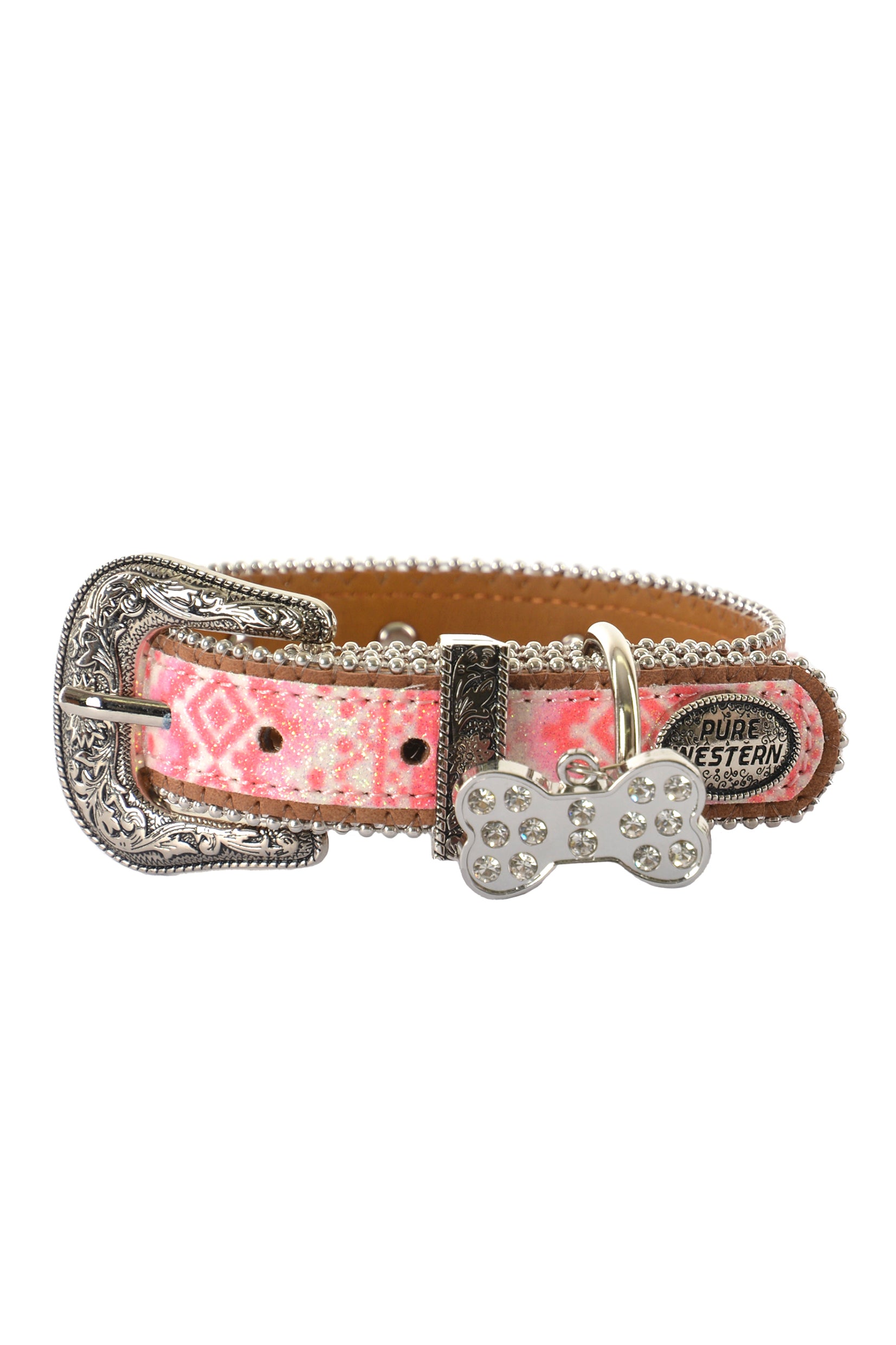 Pure Western Coco Dog Collar - Pink - P3W2998CLR – Sheps Outfitters