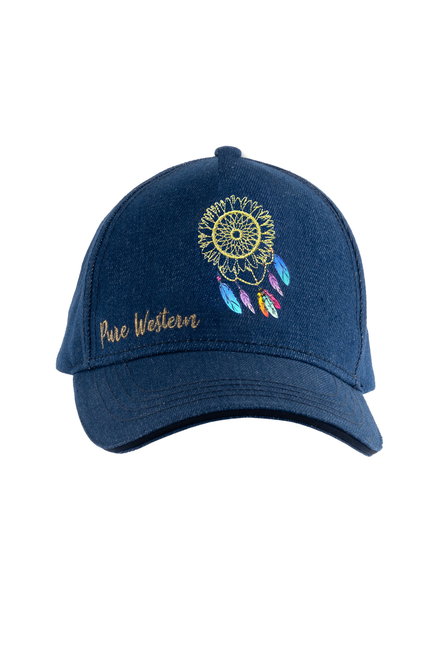 Pure Western Kids Sunny Cap - Indigo - P3W5984CAP – Sheps Outfitters