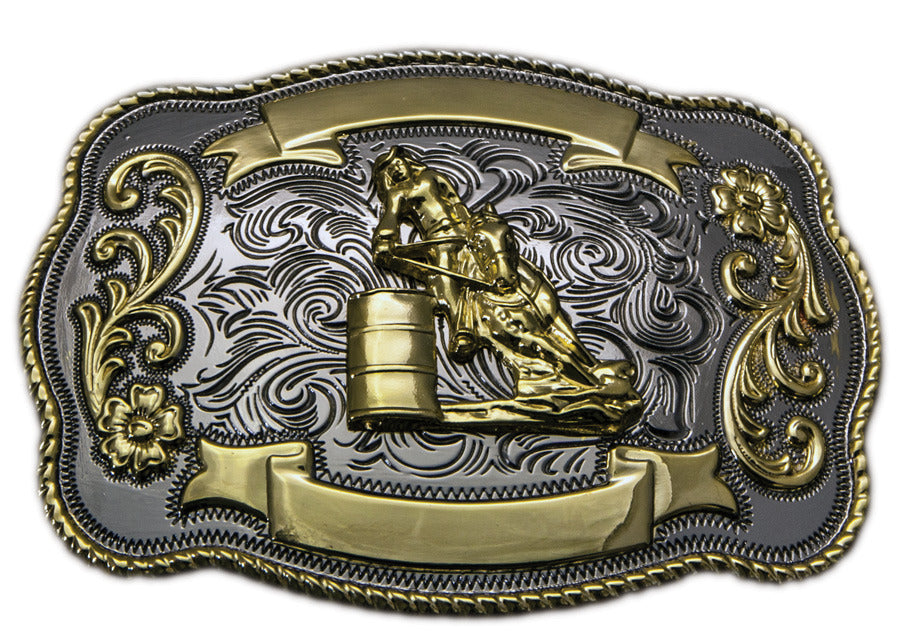 Brigalow Barrel Racer Kids Trophy Buckle - TB28 – Sheps Outfitters