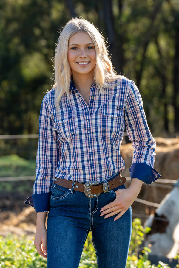 Wrangler Ladies Isabelle Check L/S Shirt - X3W2127965- ON SALE – Sheps ...